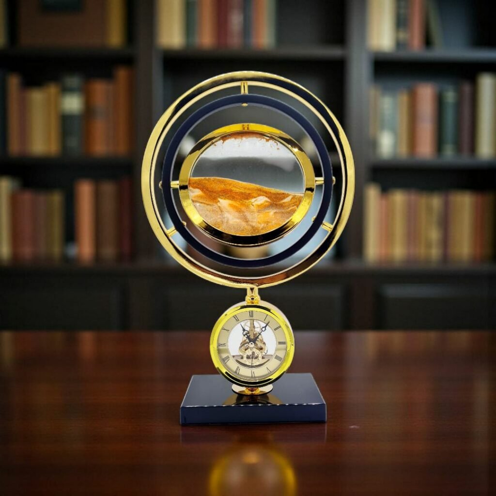 Eclipse Hourglass Desk Clock - Luxus Trends